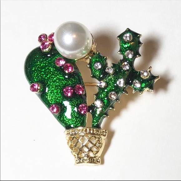 Jewelry | Cactus Brooch Pin | Poshmark
